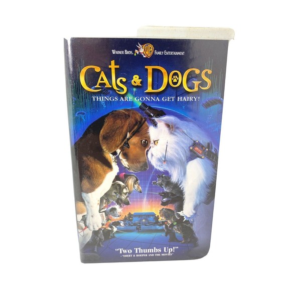 Cats & Dogs | Media | Cats Dogs Vhs 20 Clamshell | Poshmark